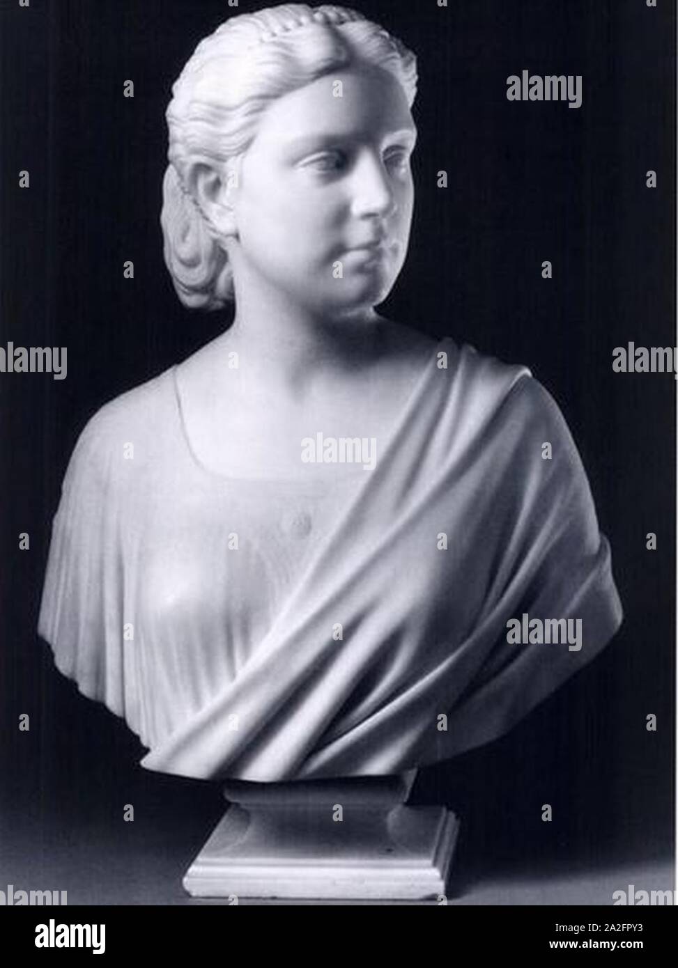Emily Astor by Hiram Powers Stock Photo - Alamy