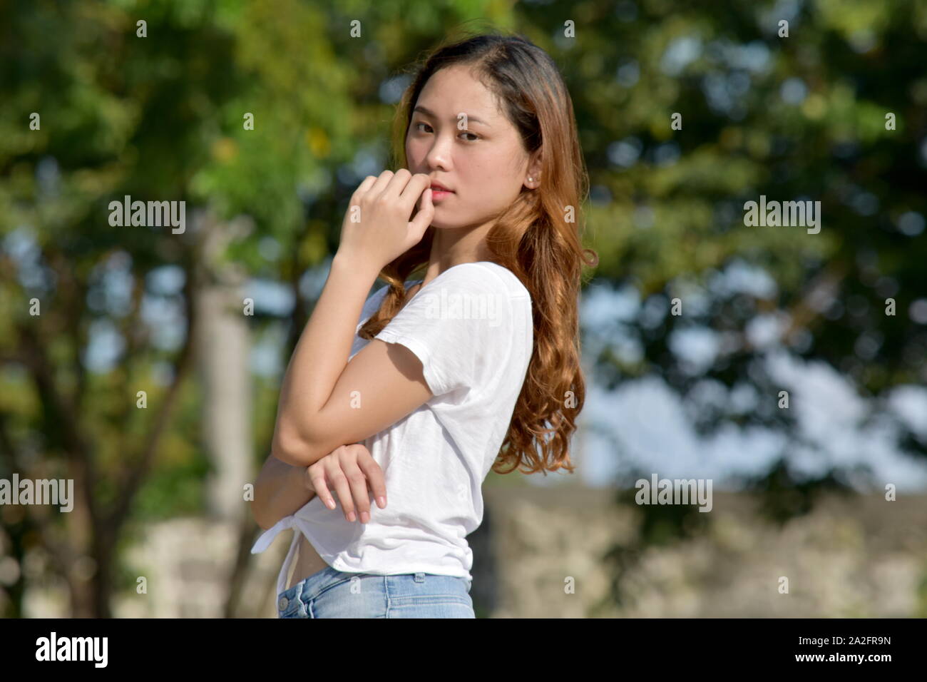 Attractive woman making decision hi-res stock photography and images ...