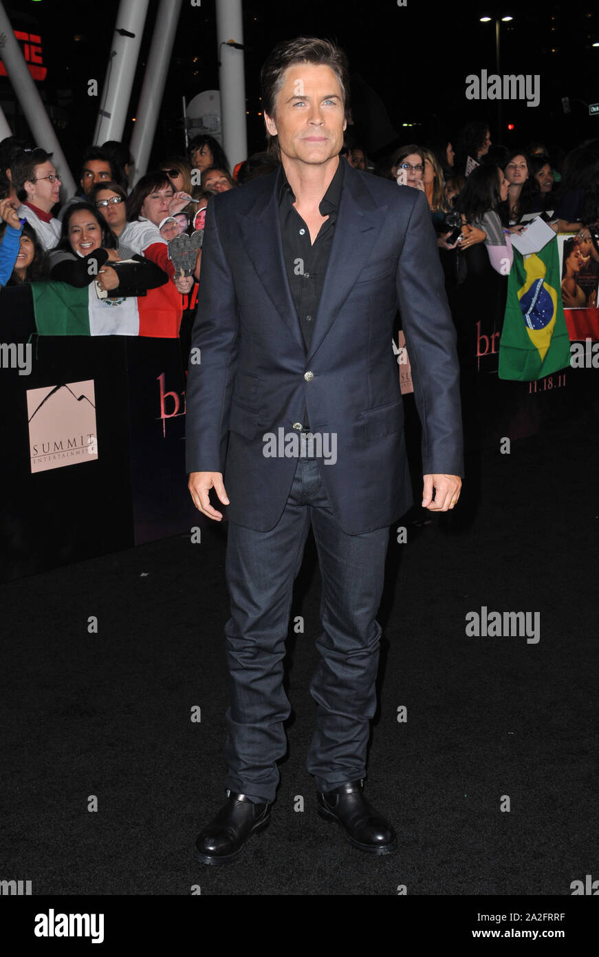 LOS ANGELES, CA. November 14, 2011: Rob Lowe at the world premiere of ...