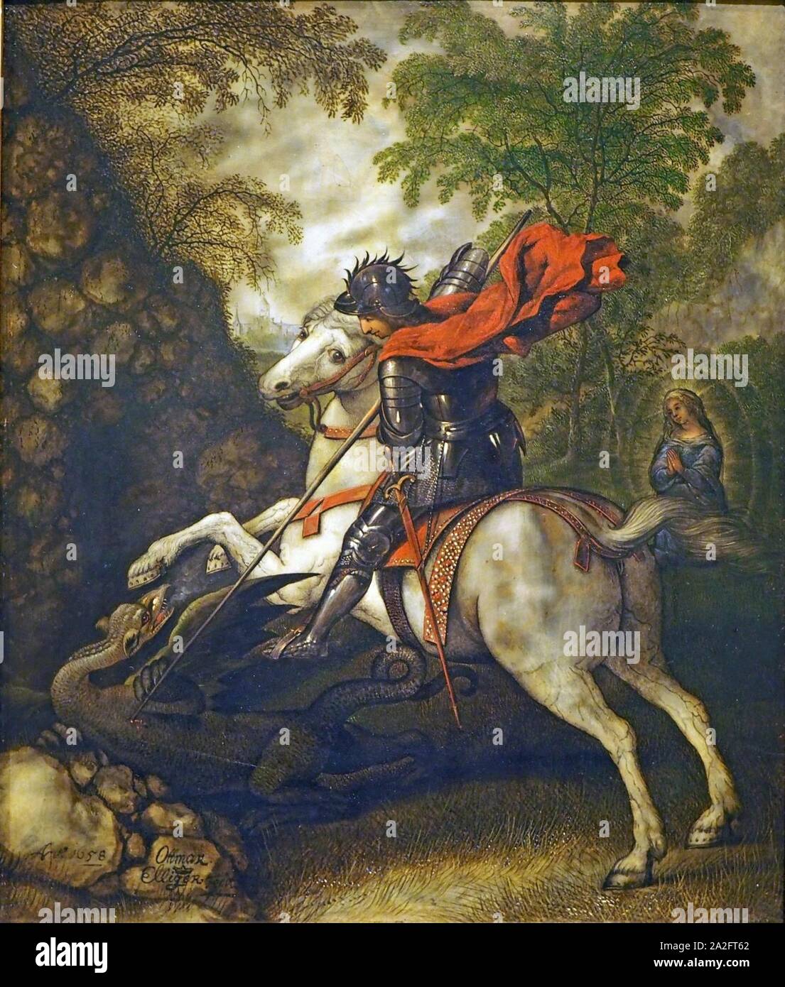 Elliger Der Heilig Georg Stock Photo - Alamy