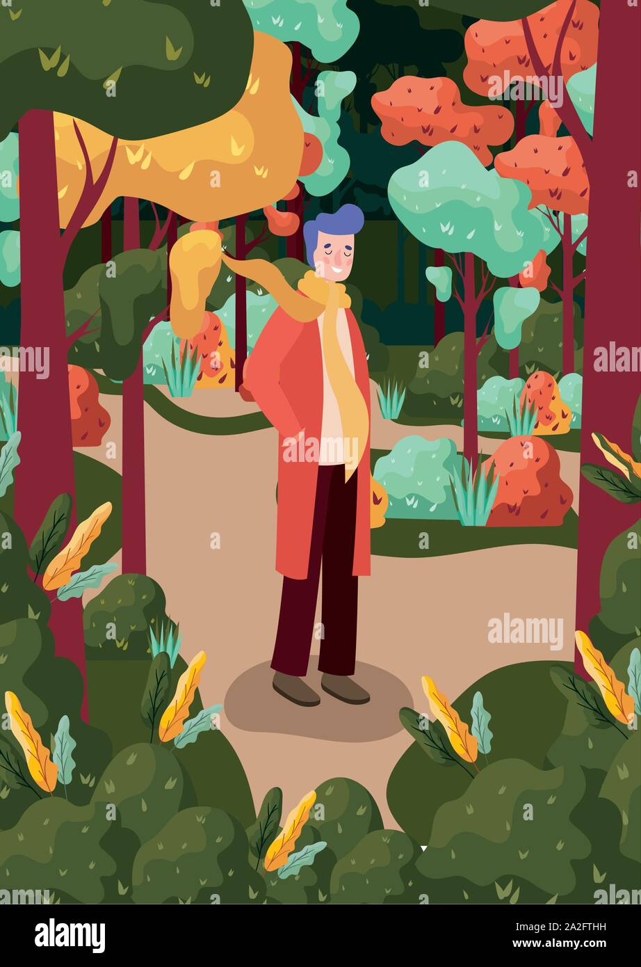 Autumn Season Design ,vector illustration Stock Vector Image & Art - Alamy