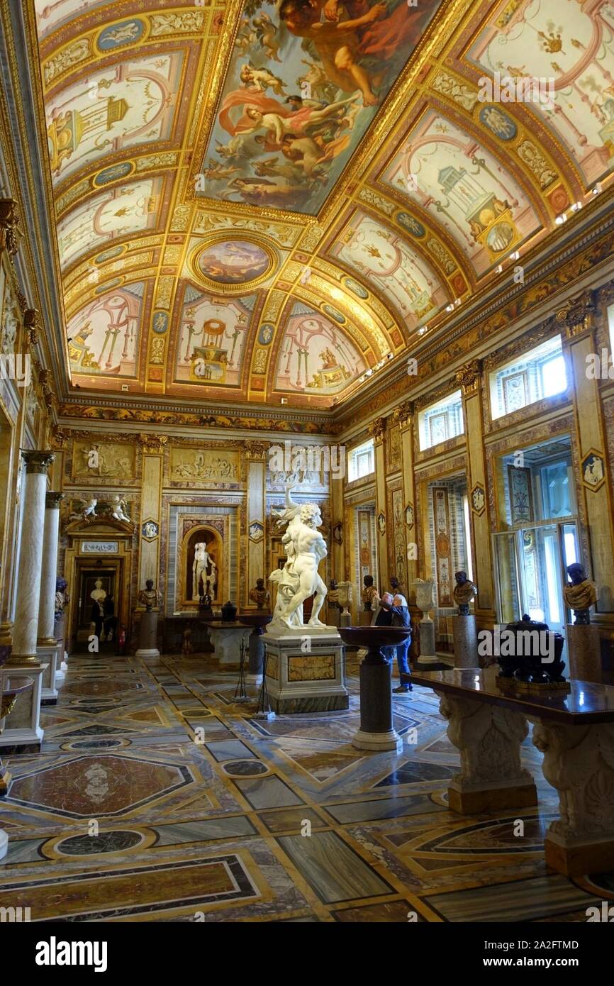 Emperors' Room - Galleria Borghese - Rome, Italy Stock Photo - Alamy