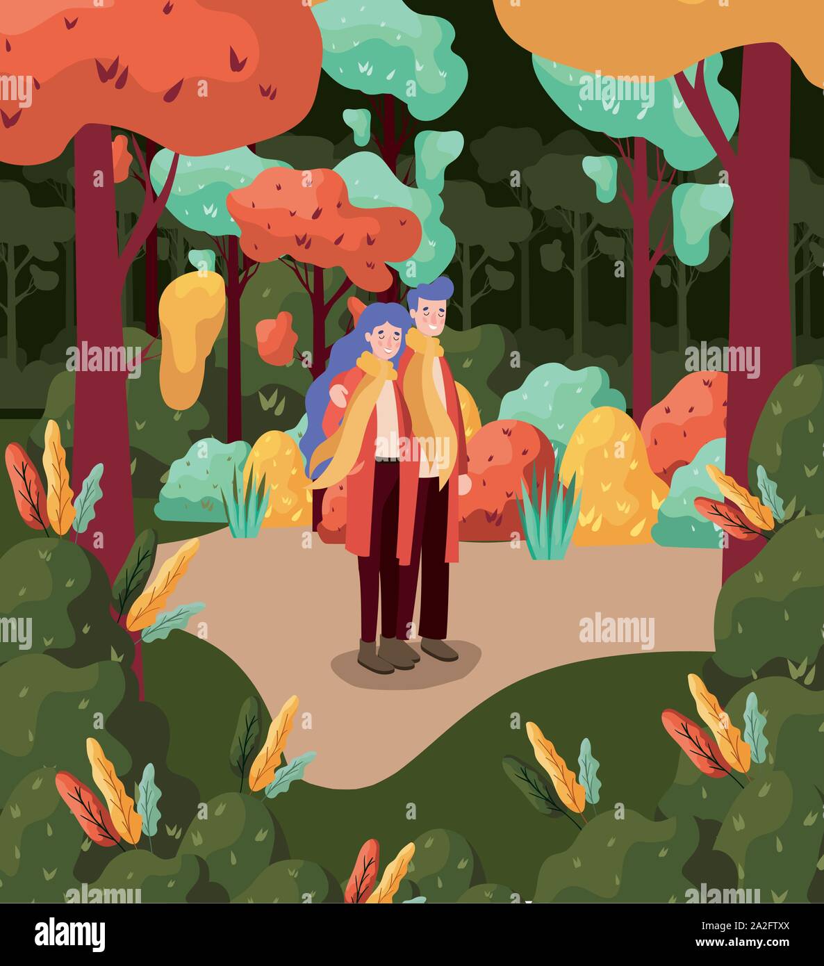 Autumn Season Design ,vector illustration Stock Vector Image & Art - Alamy