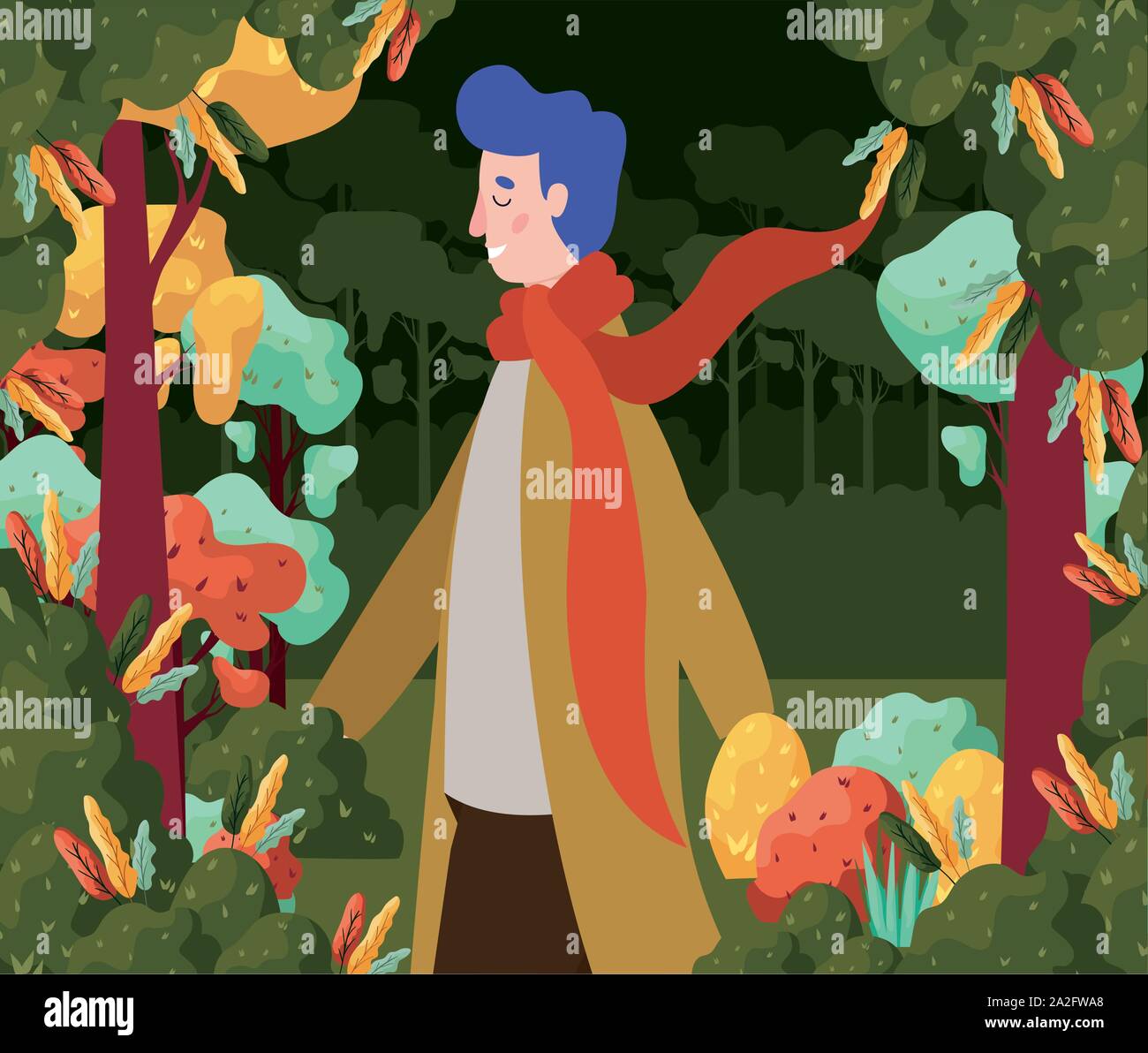 Autumn Season Design ,vector illustration Stock Vector Image & Art - Alamy