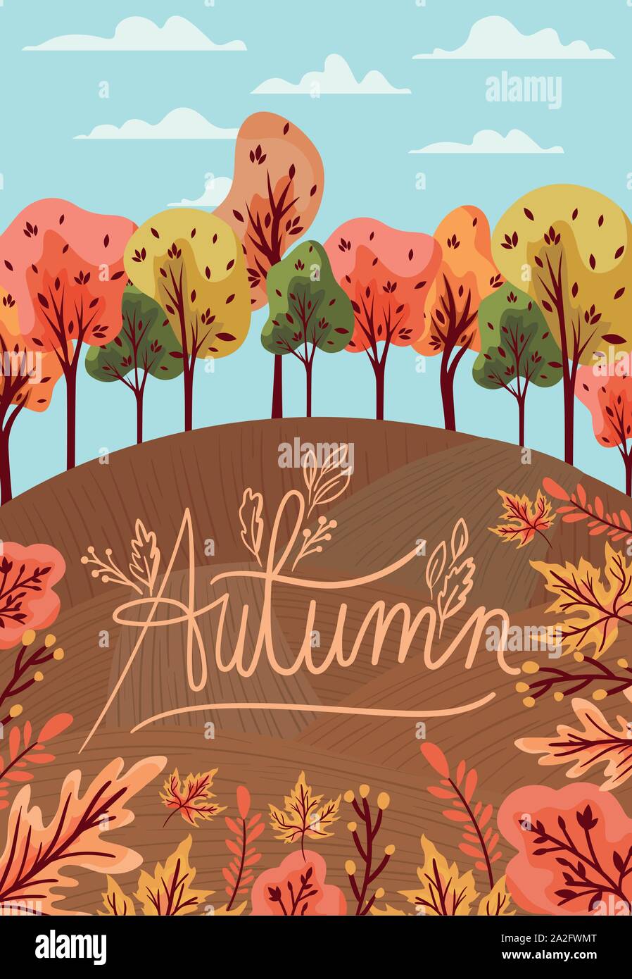 Autumn Season Design ,vector illustration Stock Vector Image & Art - Alamy