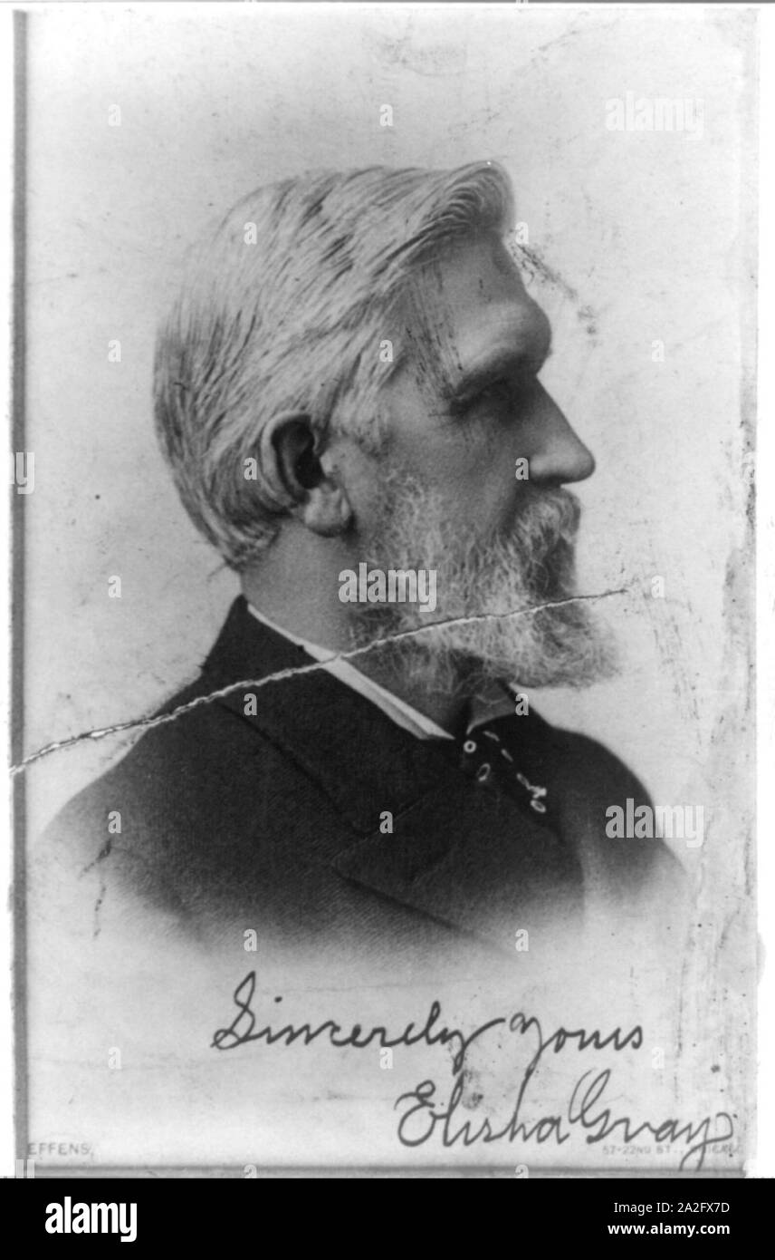 Elisha gray hi-res stock photography and images - Alamy