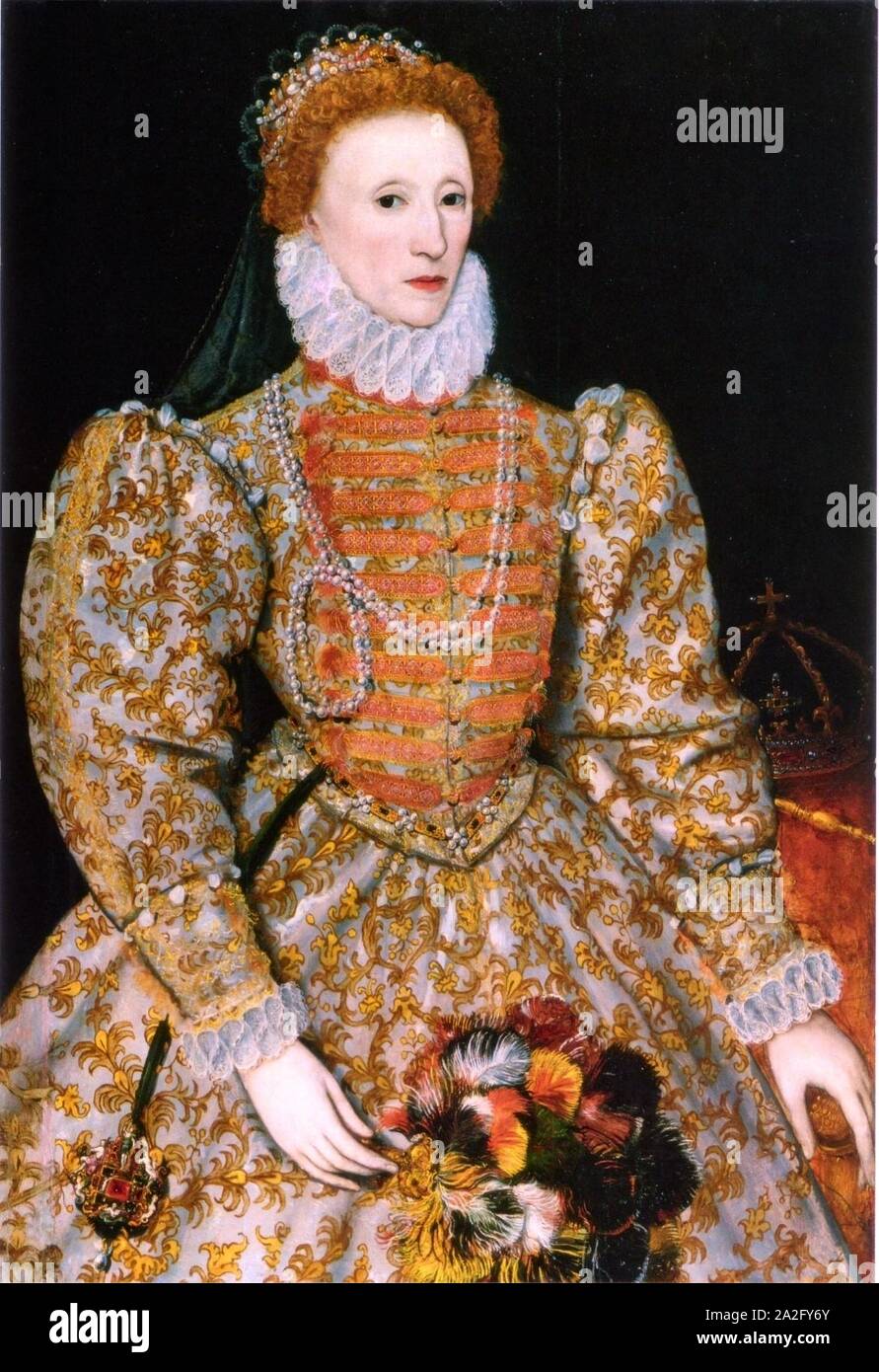 Elizabeth I Darnley Portrait v3 Stock Photo - Alamy