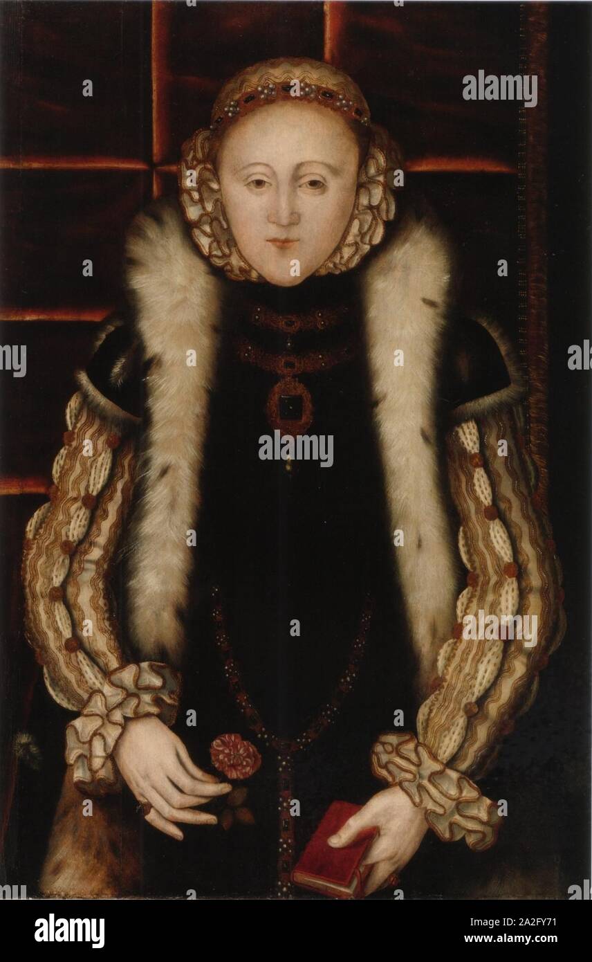 Elizabeth I English School c 1560 Stock Photo - Alamy