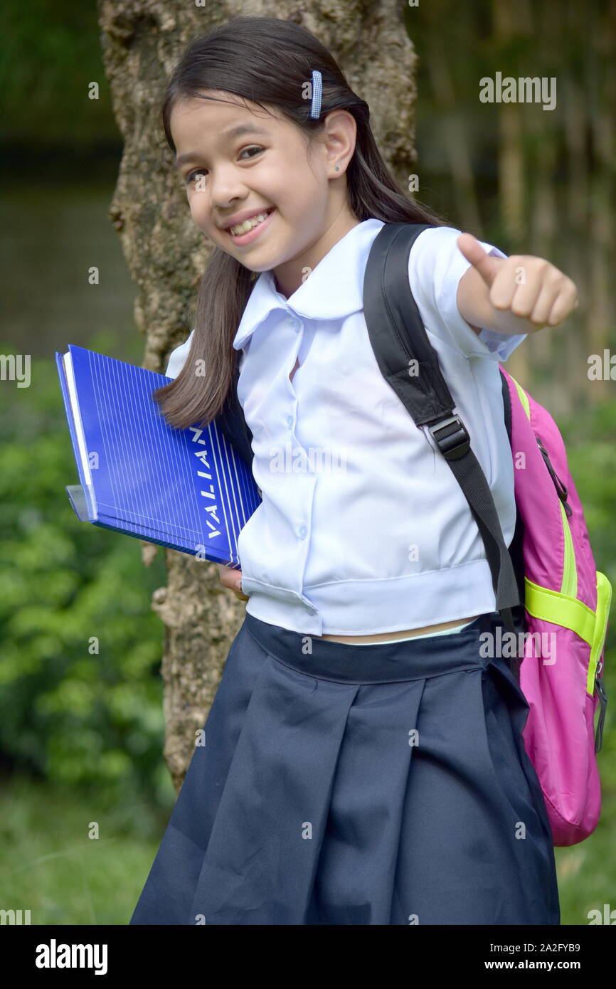 A Proud Female Student Stock Photo - Alamy