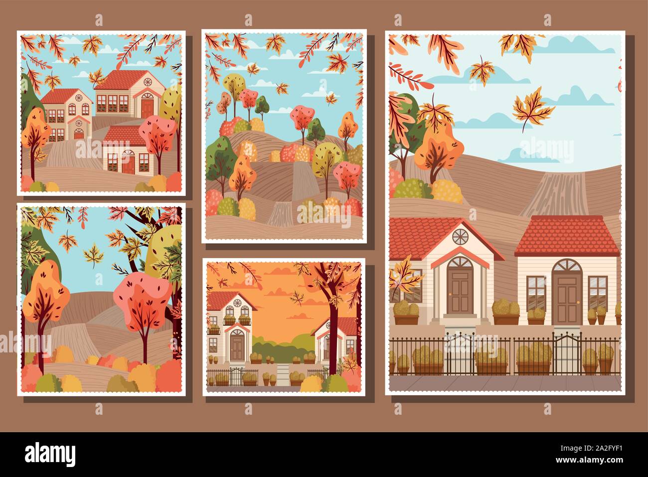 Autumn Season Design ,vector illustration Stock Vector Image & Art - Alamy