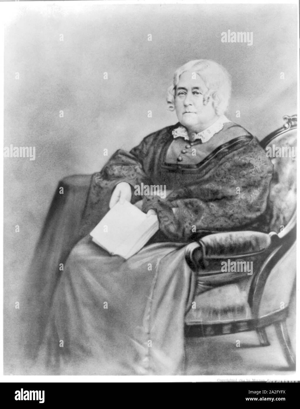 Elizabeth P. Peabody, three-quarter length portrait, seated Stock Photo ...