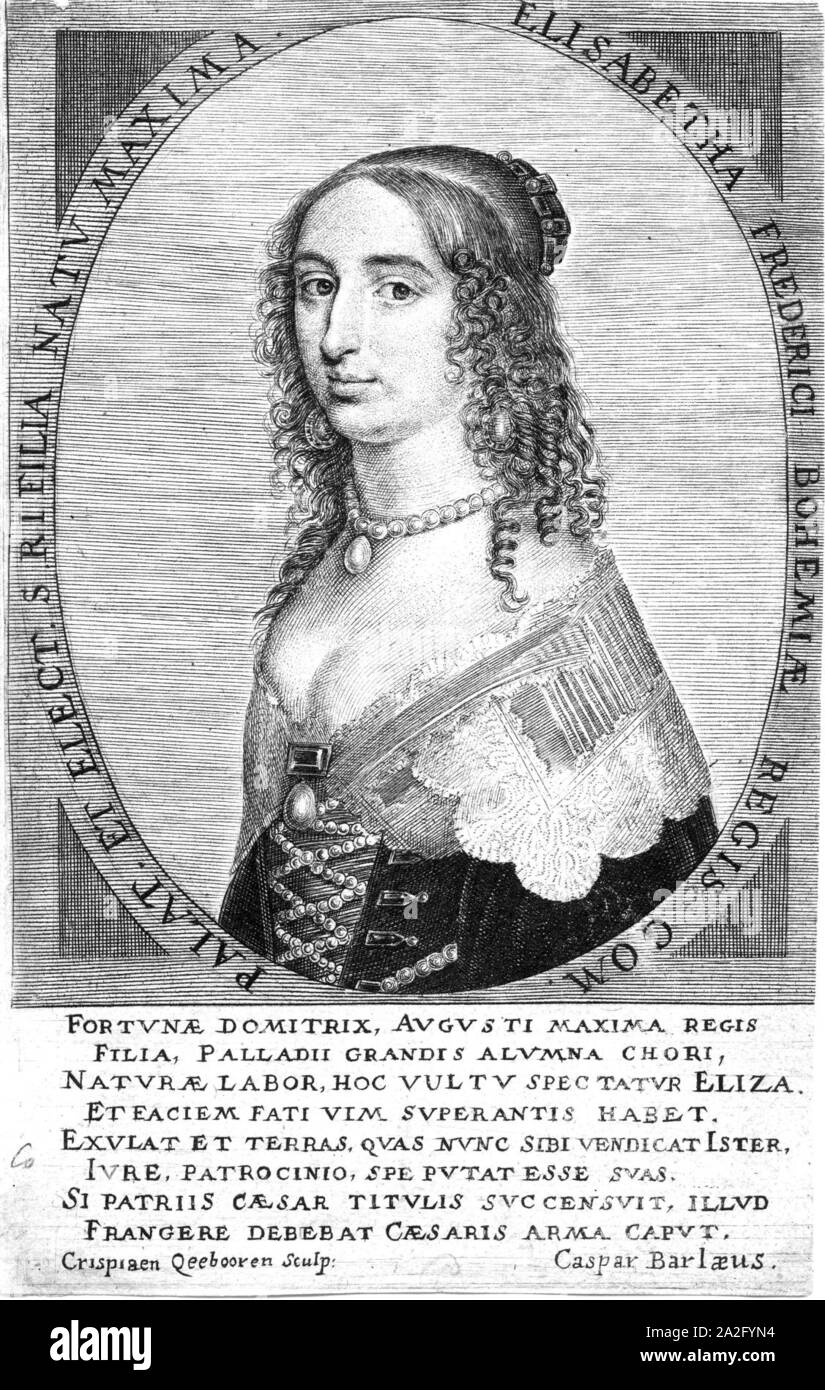 Elizabeth Stuart, queen of Bohemia Stock Photo - Alamy