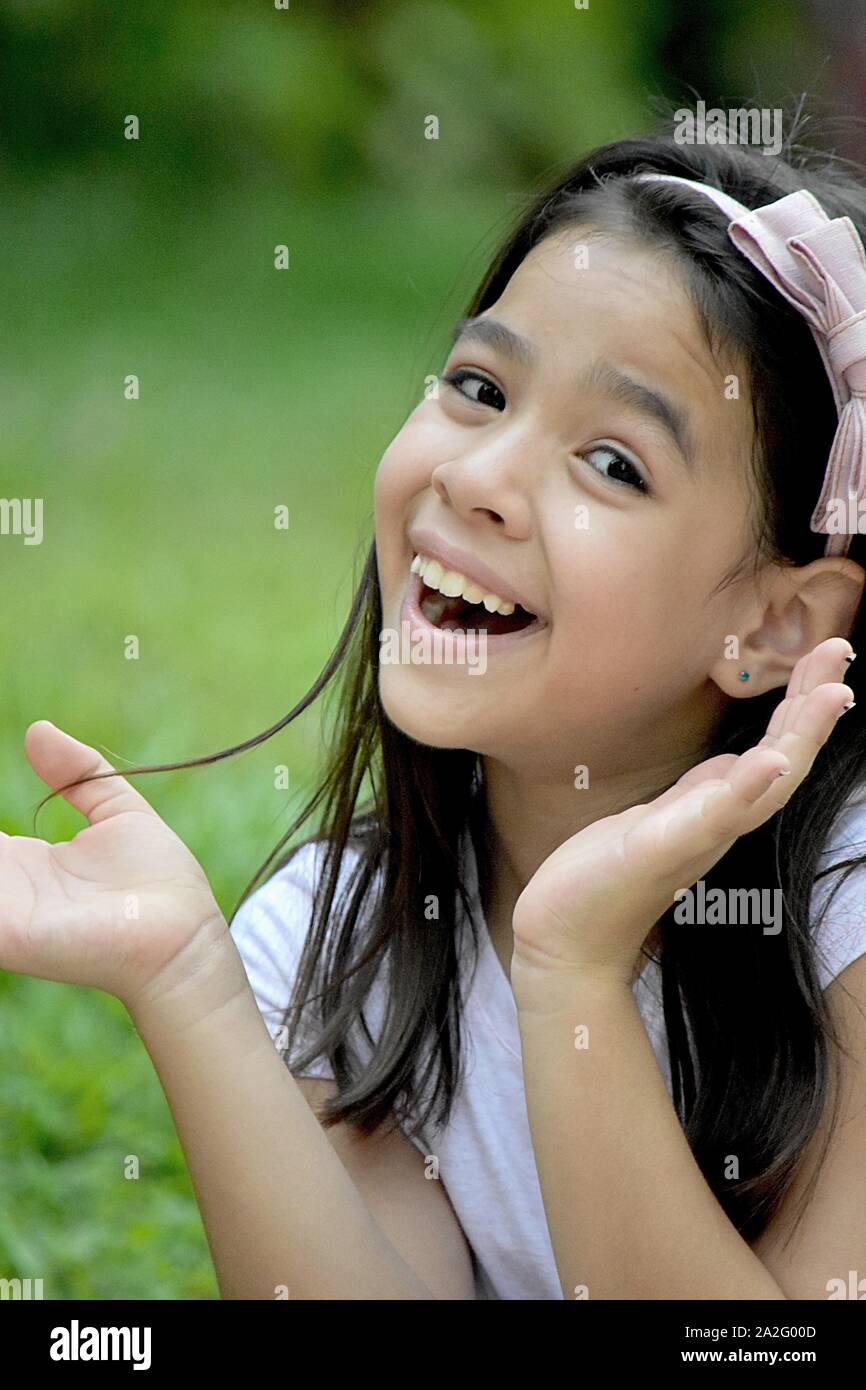 A Surprised Cute Child Stock Photo - Alamy