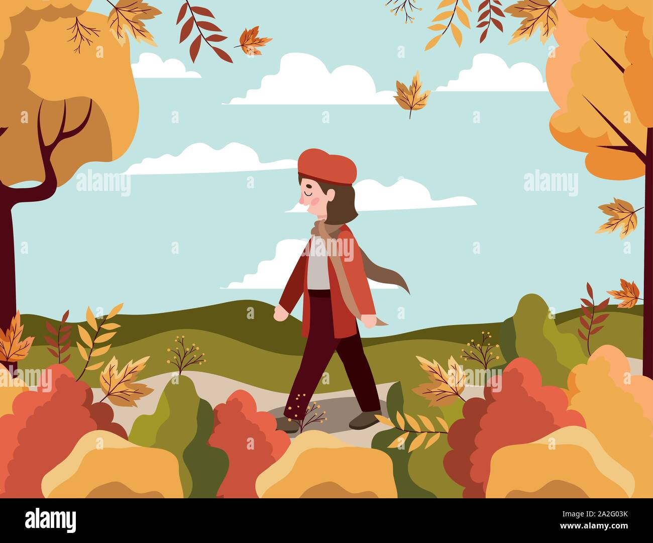 Autumn season design ,vector illustration Stock Vector Image & Art - Alamy