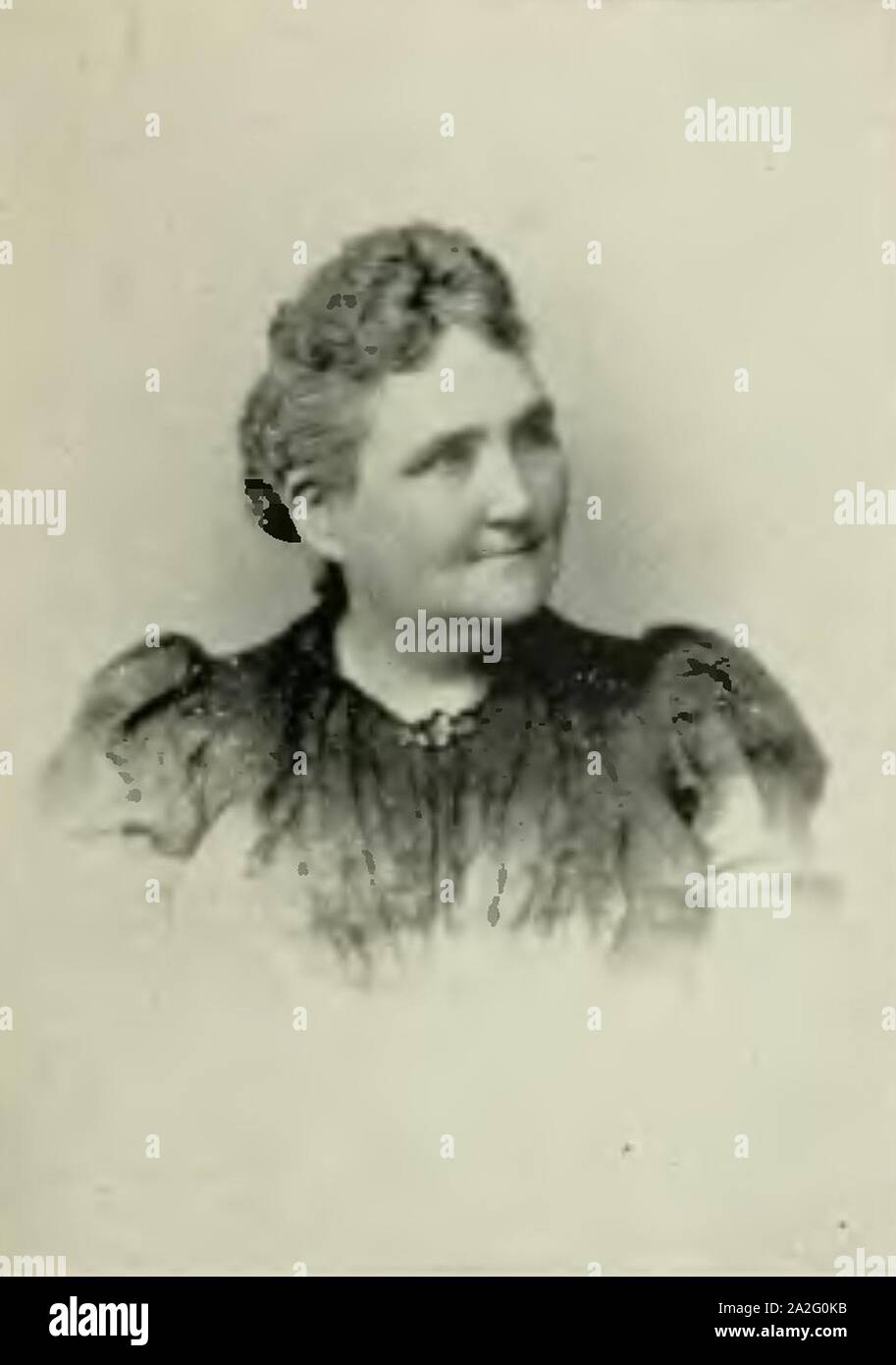 ELLEN MARIA WATSON A woman of the century (page 763 crop Stock Photo ...