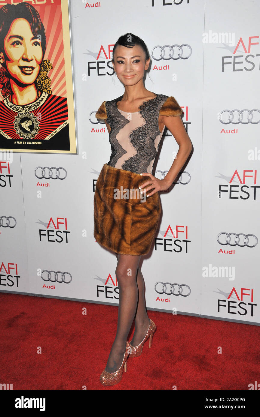 LOS ANGELES, CA. November 05, 2011: Bai Ling at the premiere of "The ...