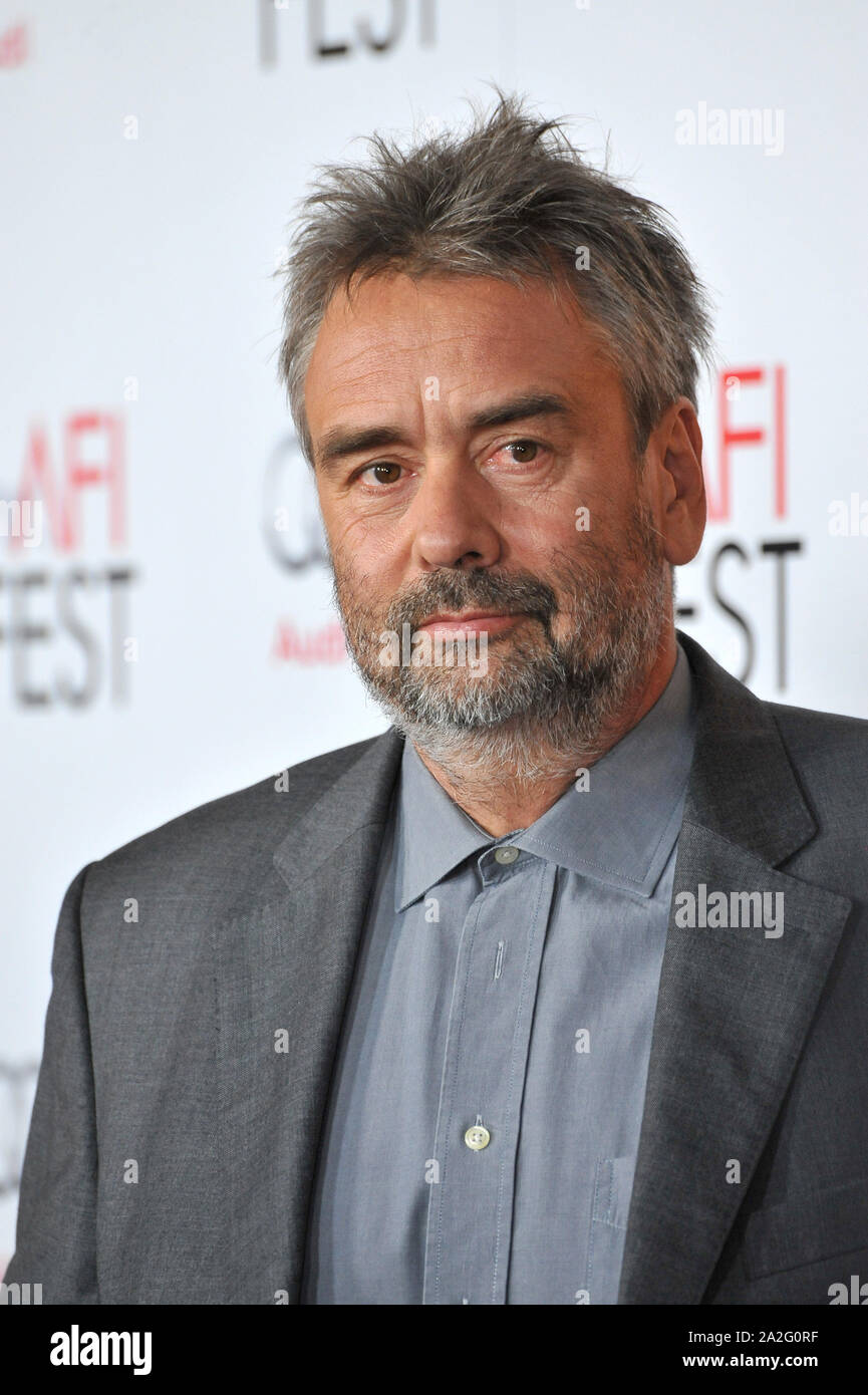 LOS ANGELES, CA. November 05, 2011: Director Luc Besson at the premiere ...