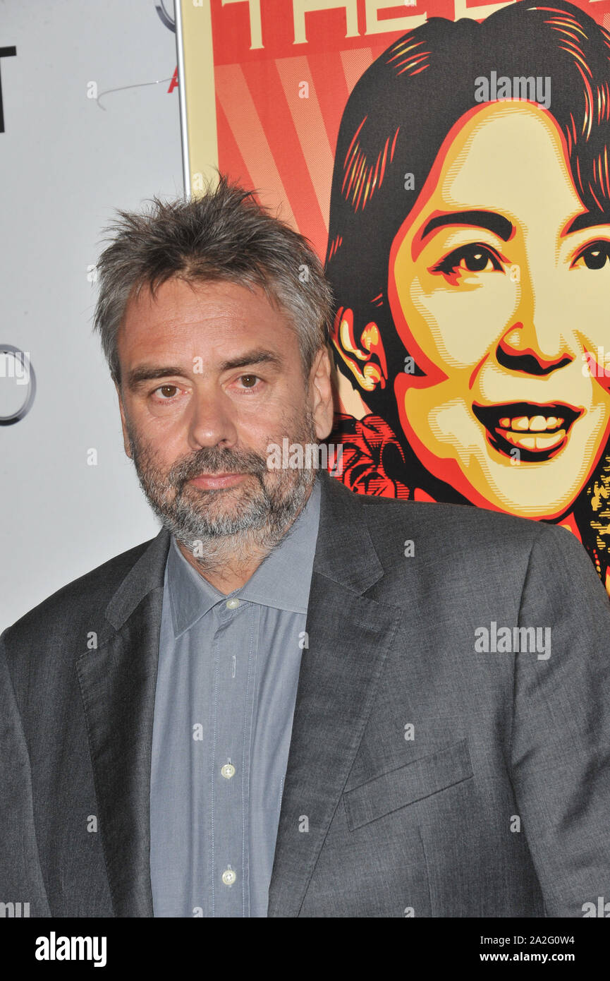 LOS ANGELES, CA. November 05, 2011: Director Luc Besson at the premiere ...