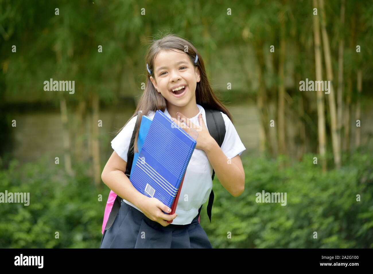 A School Girl And Appreciation Stock Photo - Alamy