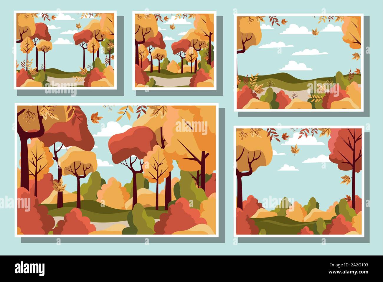 Autumn Season Design ,vector illustration Stock Vector Image & Art - Alamy