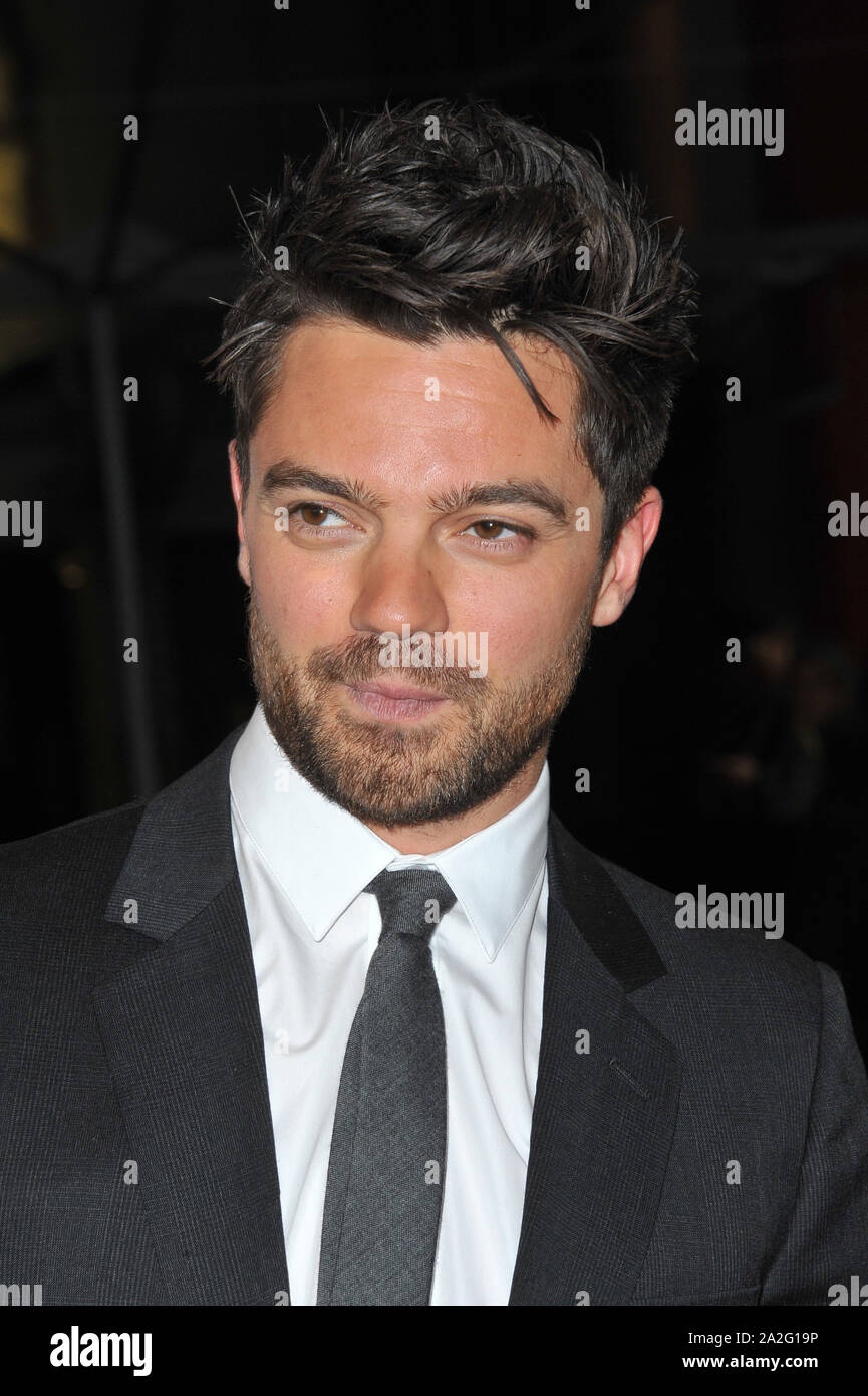 LOS ANGELES, CA. November 06, 2011: Dominic Cooper at the premiere of ...