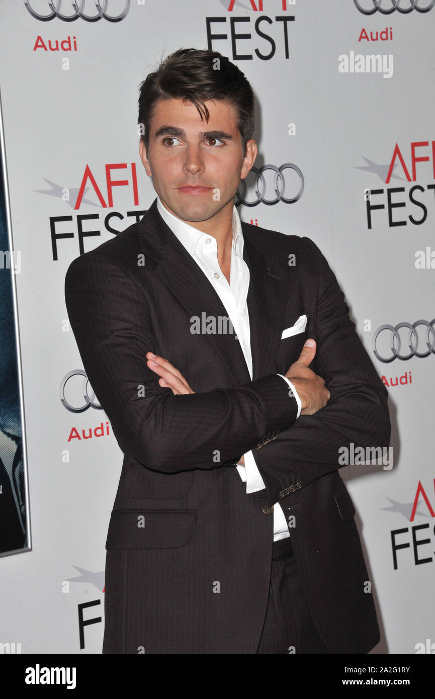 LOS ANGELES, CA. November 03, 2011: Miles Fisher at the world premiere ...
