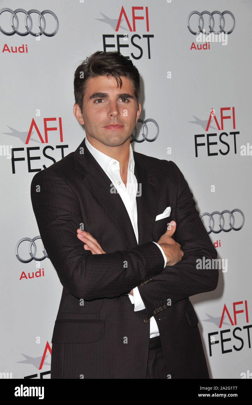 LOS ANGELES, CA. November 03, 2011: Miles Fisher at the world premiere ...