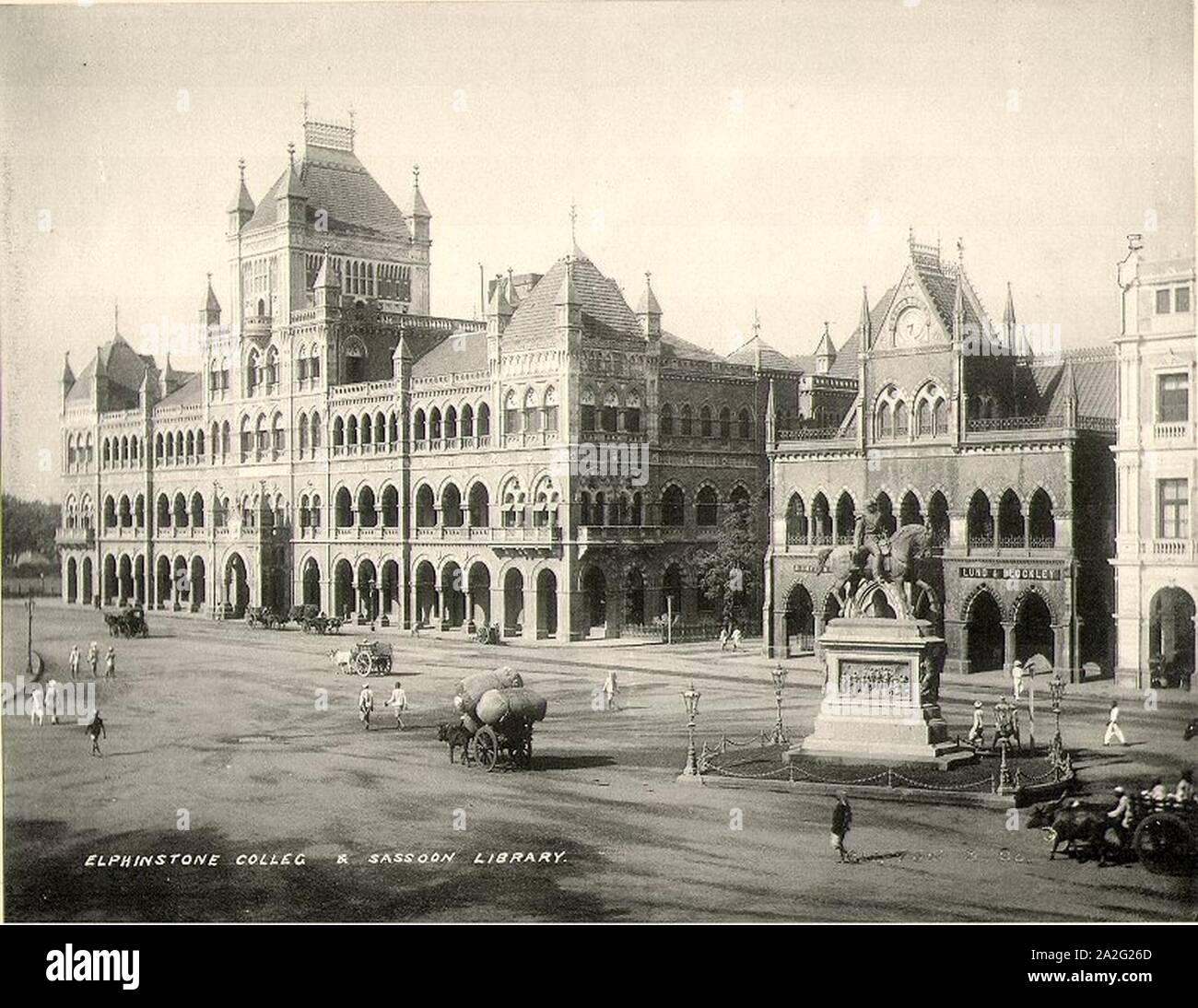 Elphinstone College and Sassoon Library in Bombay Stock Photo - Alamy