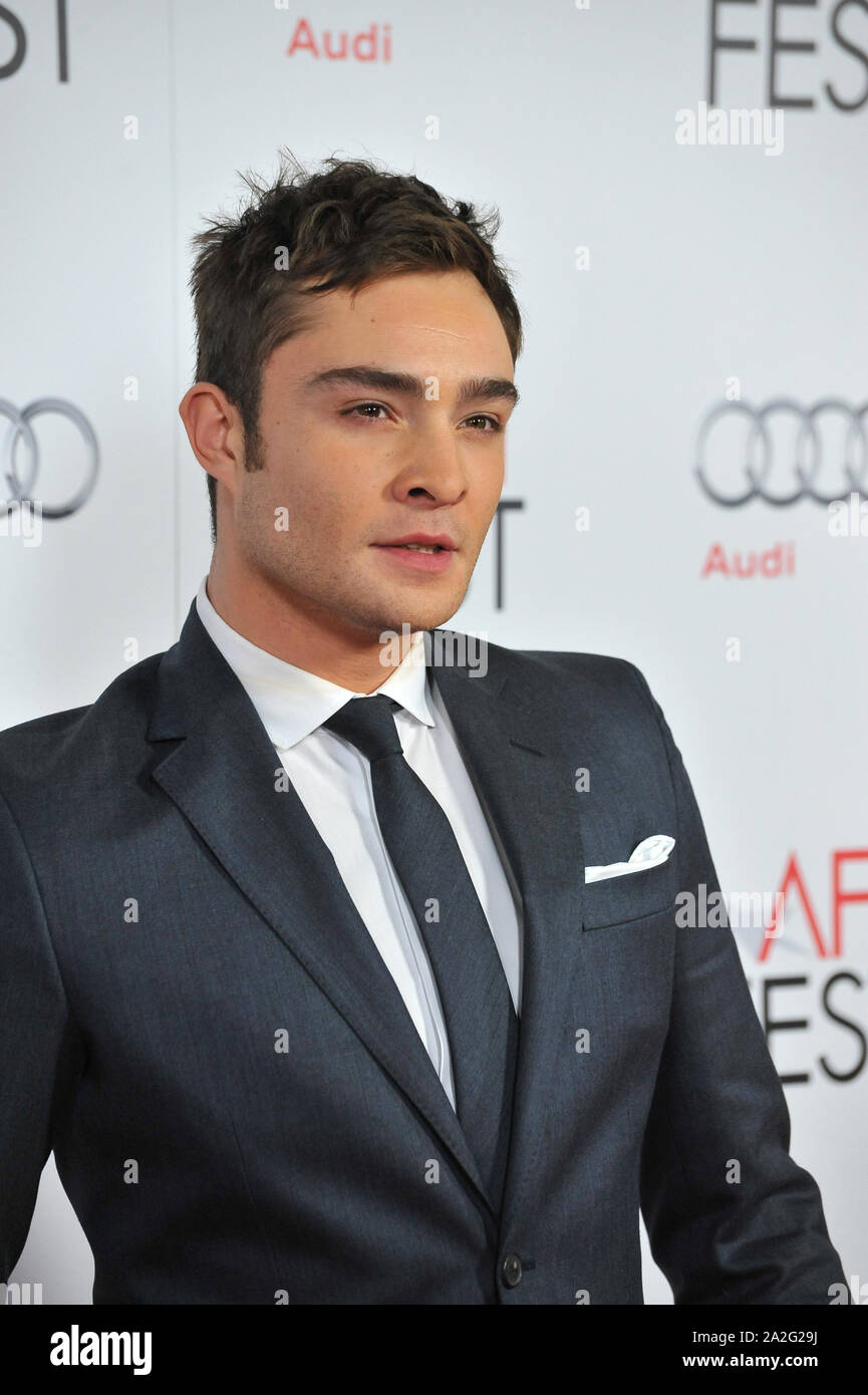LOS ANGELES, CA. November 03, 2011: Ed Westwick at the world premiere ...