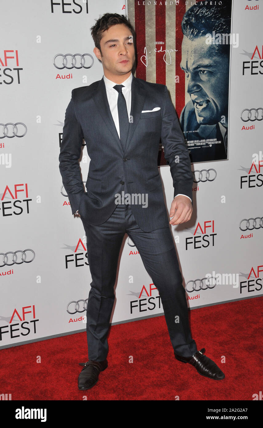 Ed westwick j edgar premiere hi-res stock photography and images - Alamy