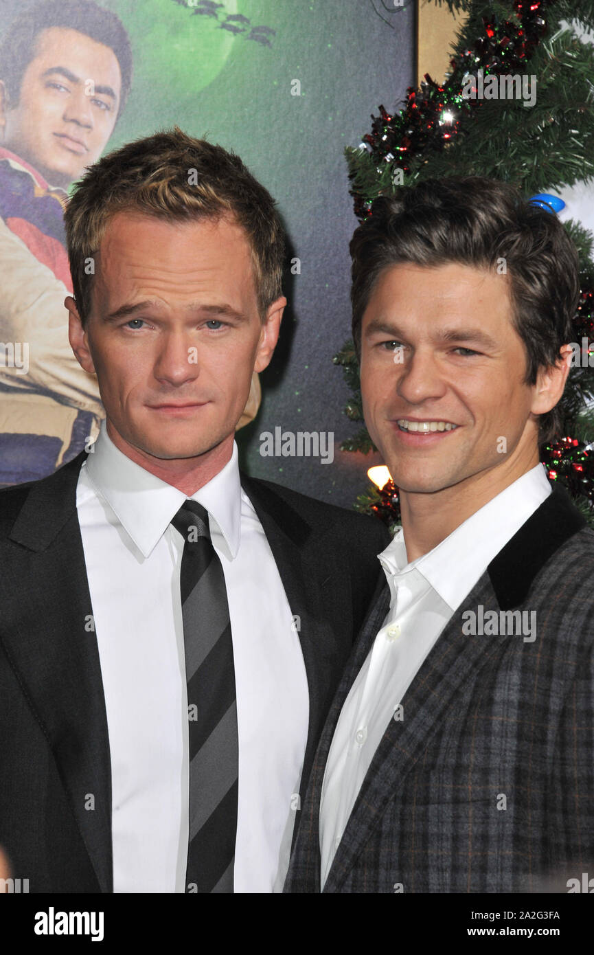 LOS ANGELES, CA. November 02, 2011: Neil Patrick Harris & partner David ...
