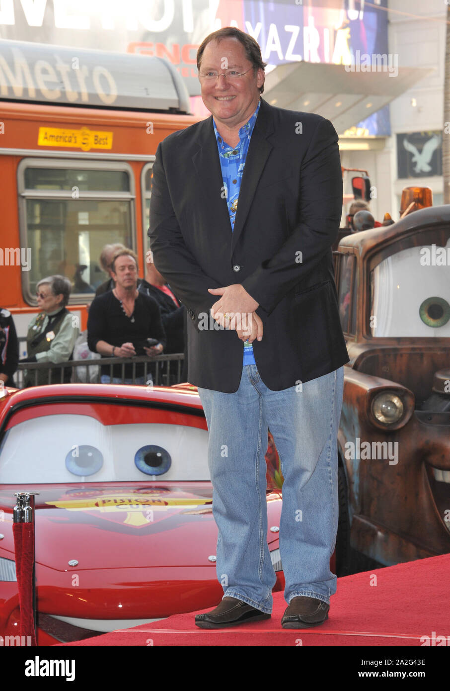 LOS ANGELES, CA. November 01, 2011: Pixar boss John Lasseter on ...