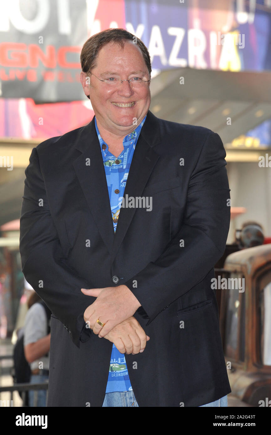 LOS ANGELES, CA. November 01, 2011: Pixar boss John Lasseter on ...