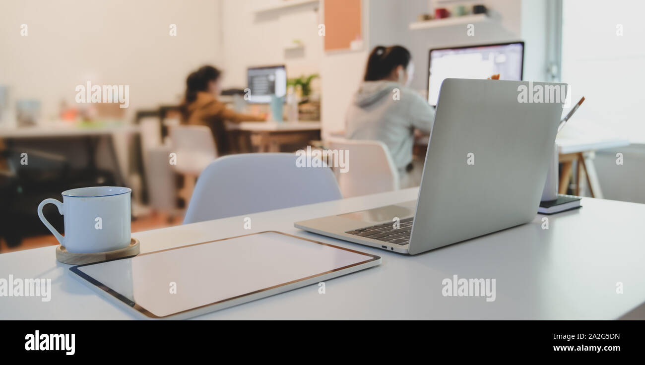 Interior busy design office staff hi-res stock photography and images ...