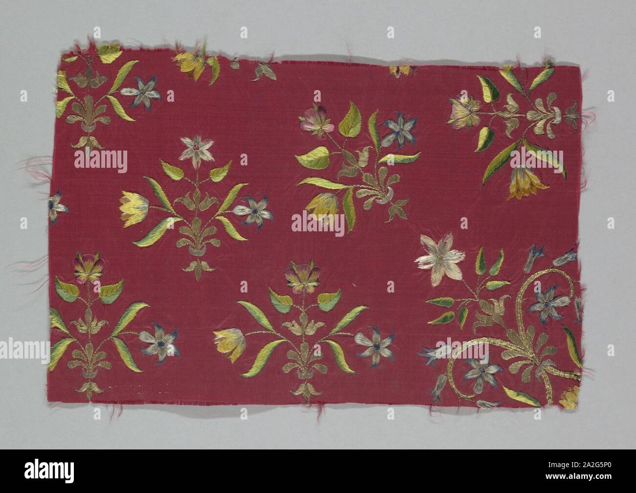 Embroidery, 18th century Stock Photo - Alamy