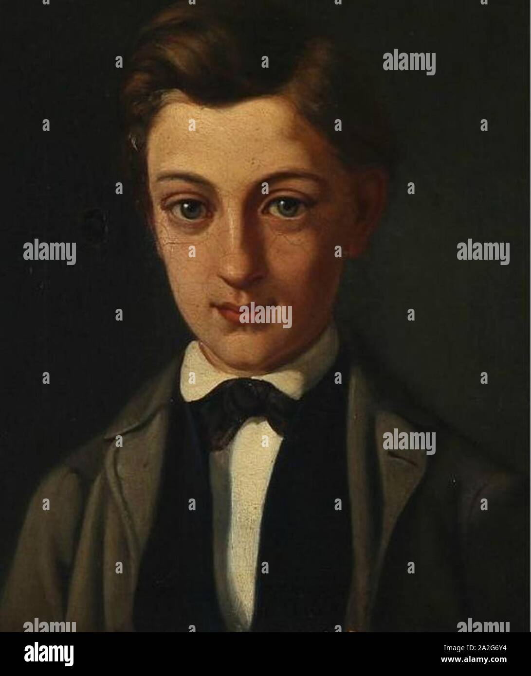 Emil Hartmann by Constantin Hansen Stock Photo - Alamy