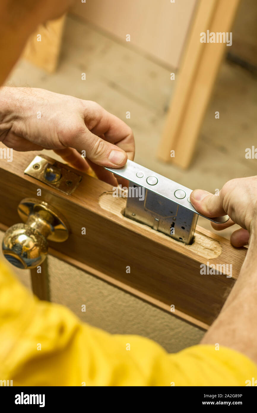 Mortise latch hi-res stock photography and images - Alamy