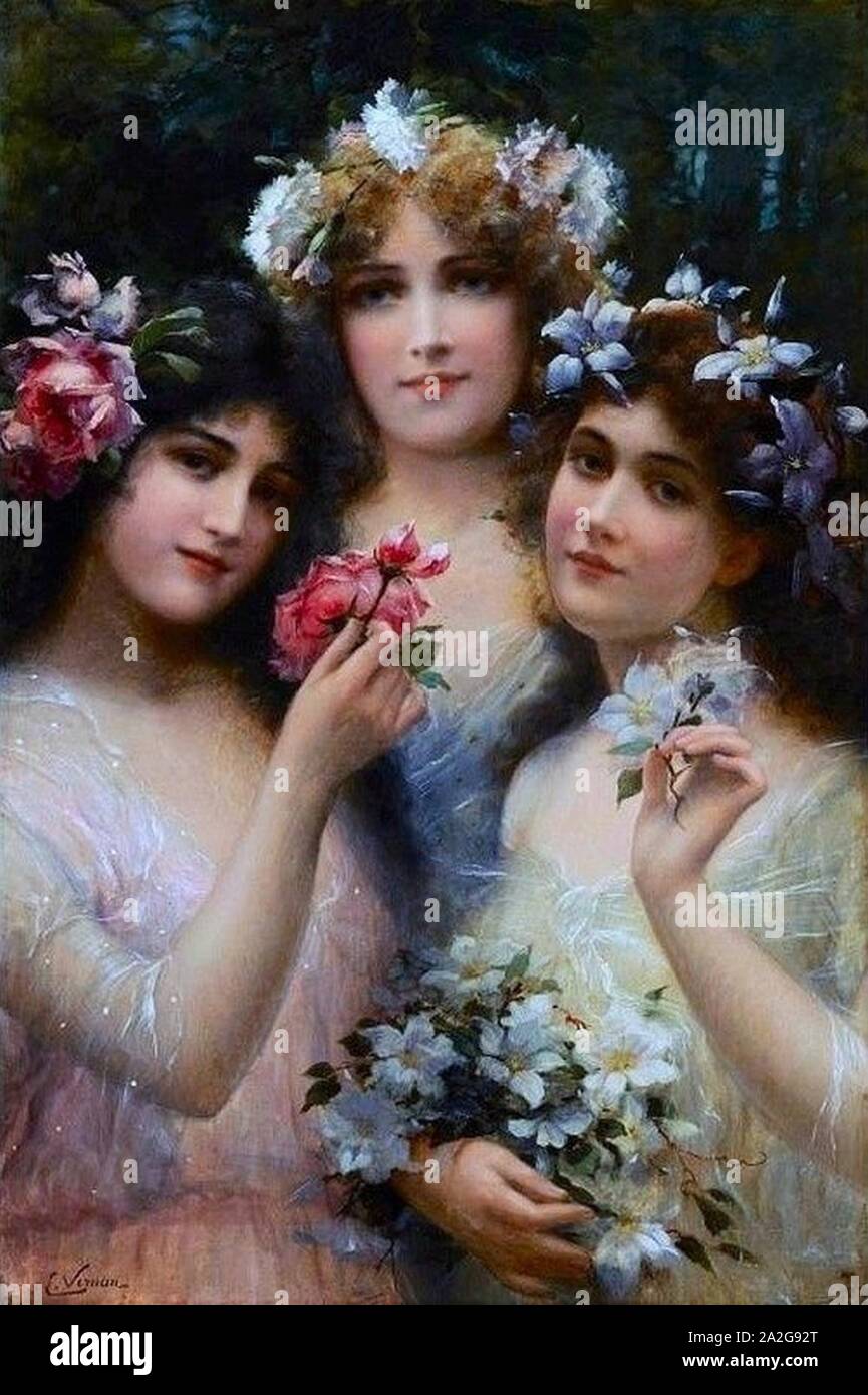 Emile Vernon - The Three Graces Stock Photo - Alamy