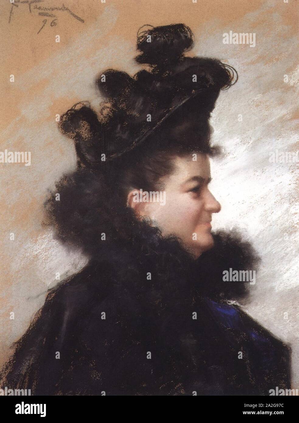 Emilia Pardo Bazan (1896 Stock Photo - Alamy
