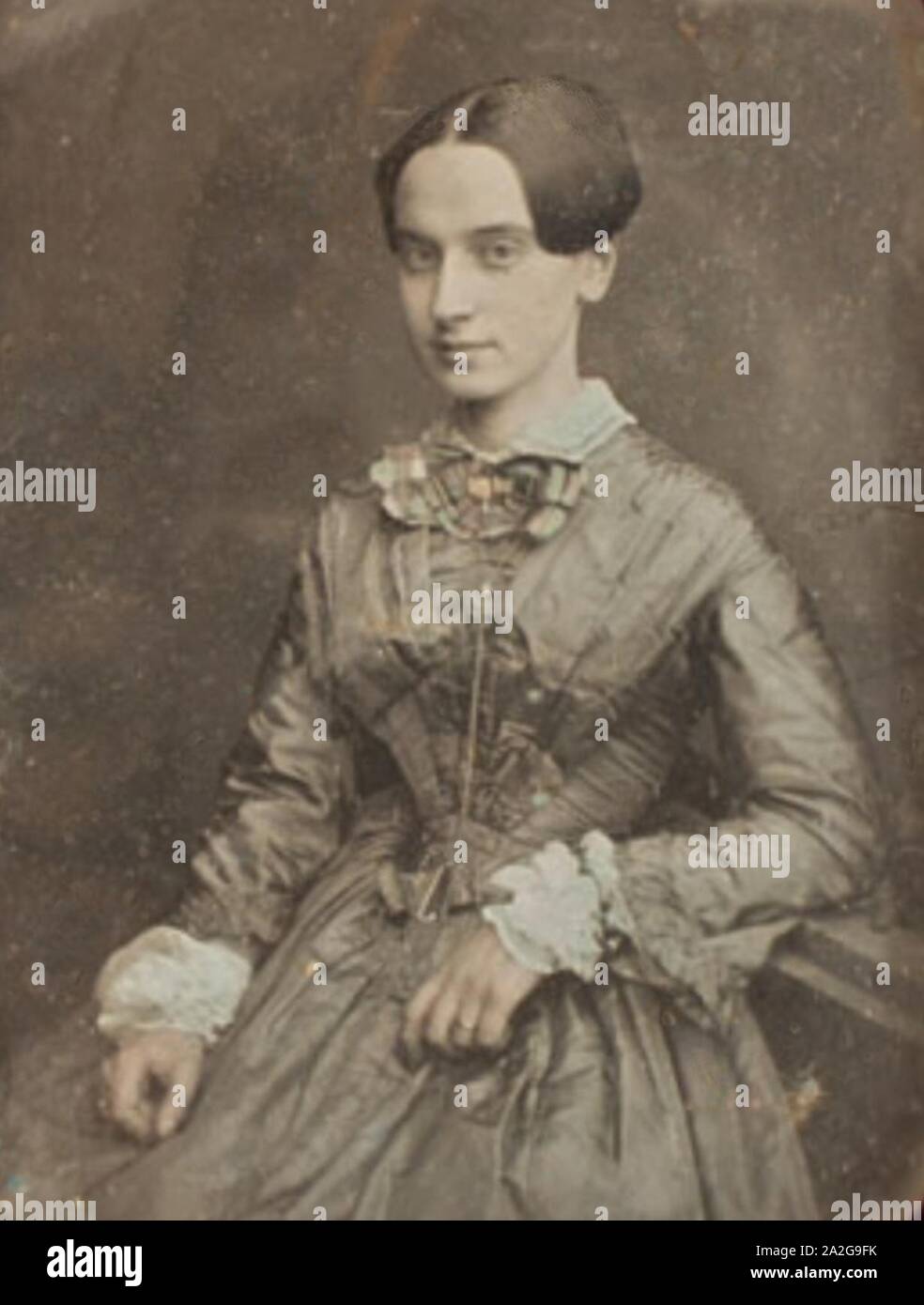 Emilie Merck 1851 Stock Photo - Alamy