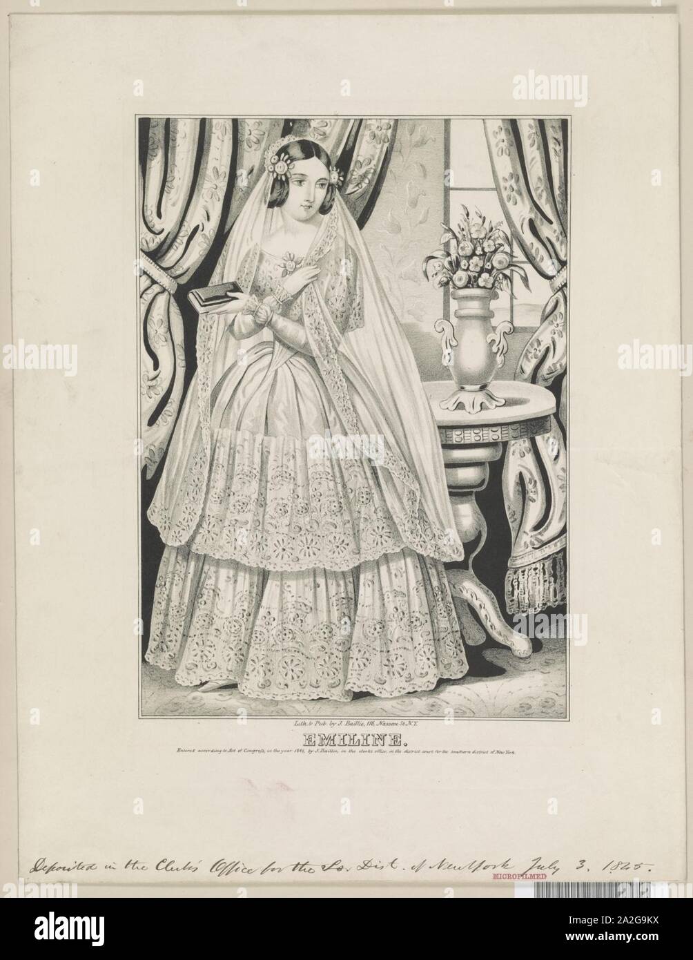 Emiline (wedding gown Stock Photo - Alamy