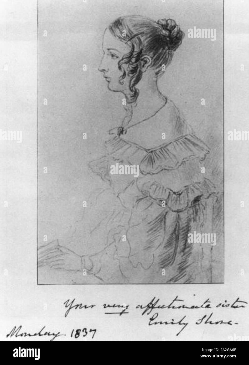 Emily Shore self portrait Stock Photo - Alamy