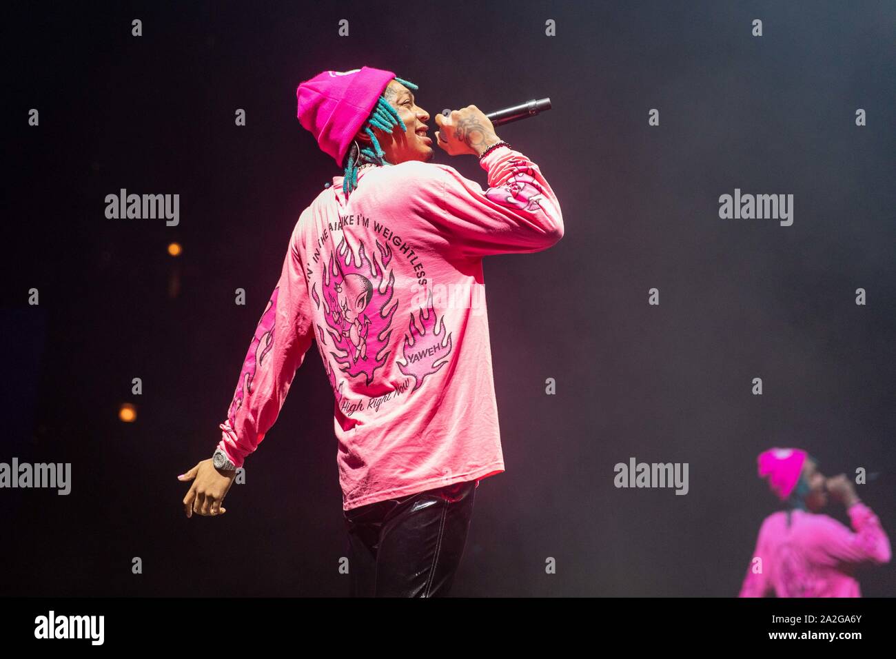 October 1, 2019, Chicago, Illinois, U.S: Rapper TYLA YAWEH during the ...