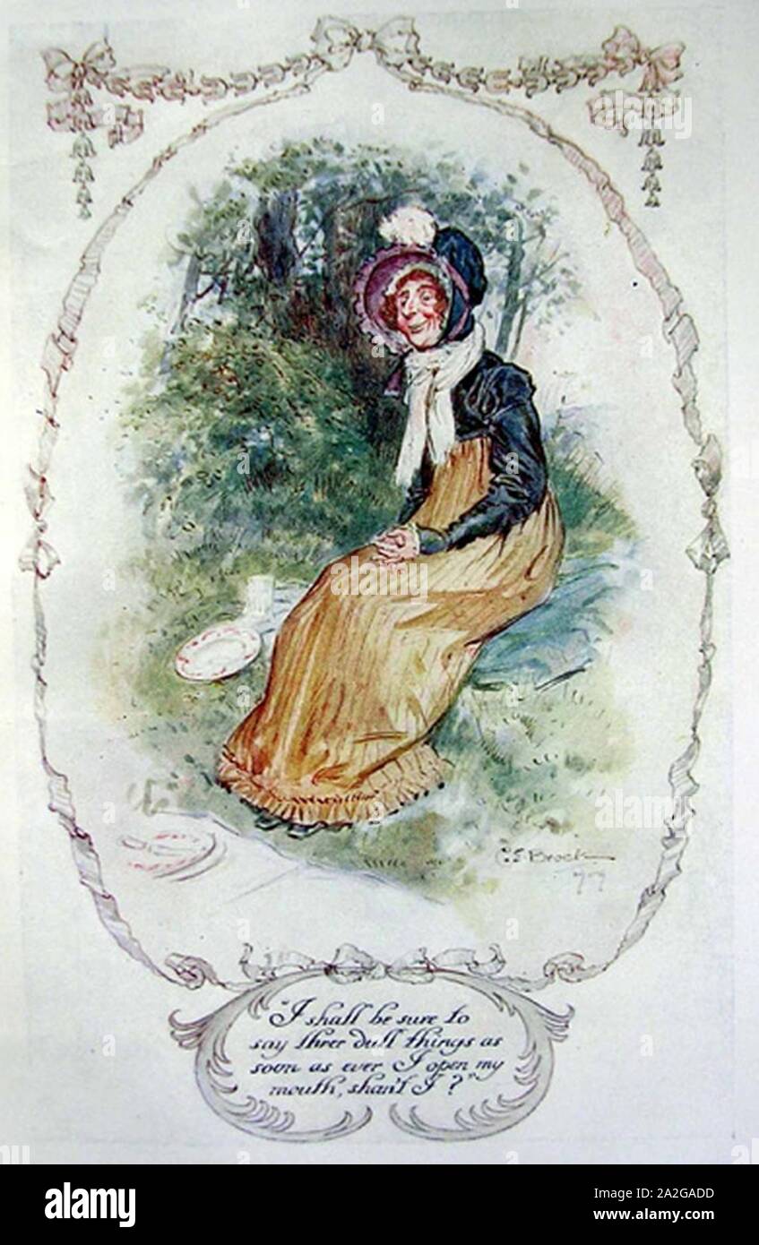 Emma CE Brock 1909 Vol III Chapter VII Stock Photo - Alamy