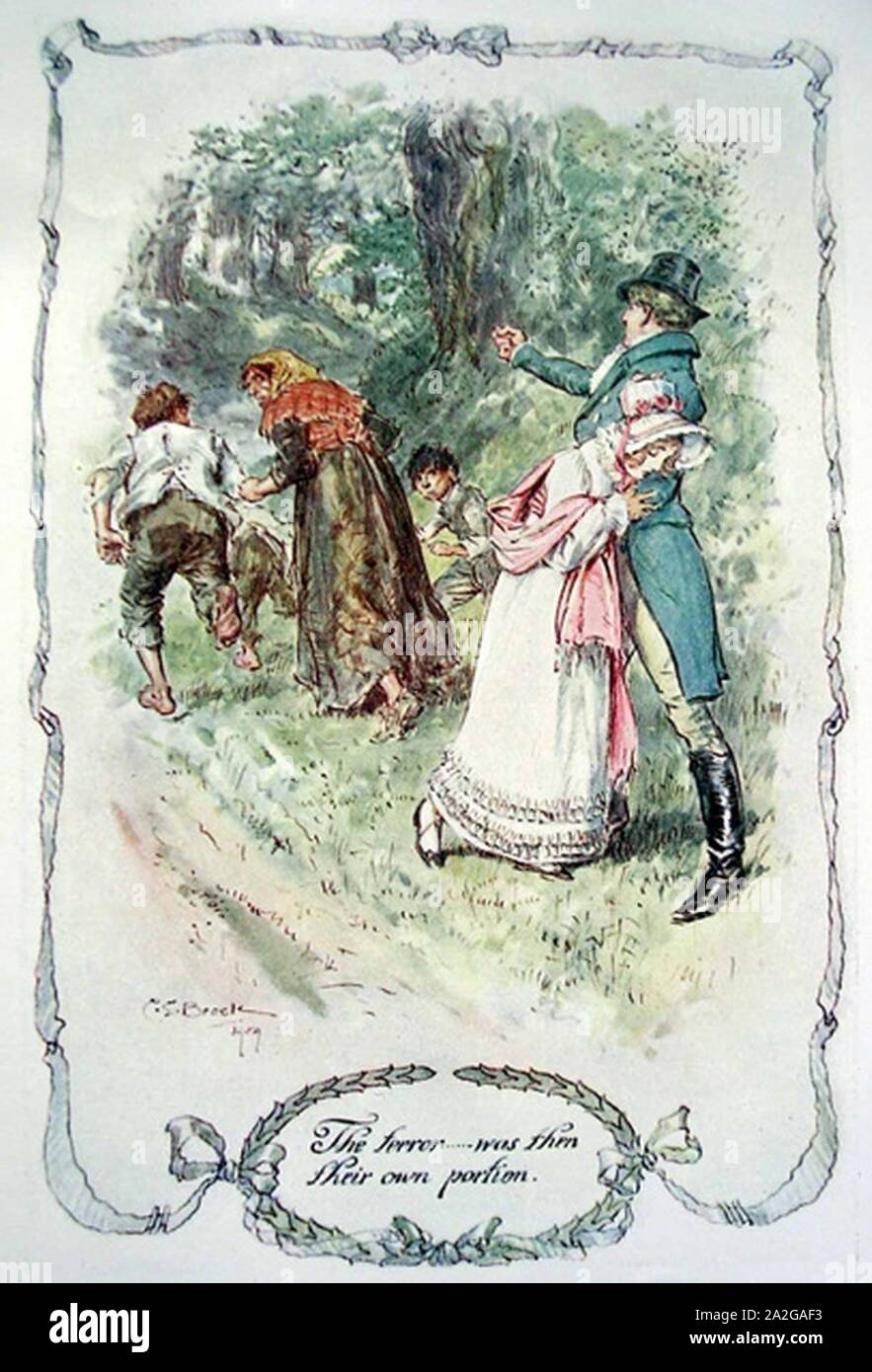 Emma CE Brock 1909 Vol III Chapter III Stock Photo - Alamy