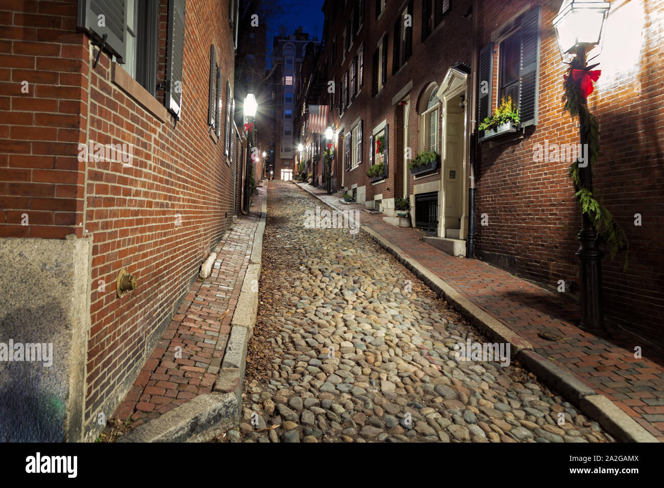 Vintage boston skyline hi-res stock photography and images - Alamy