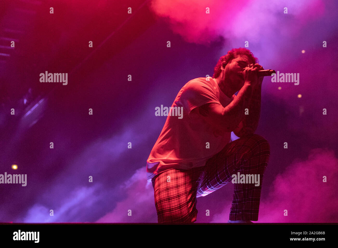 October 1, 2019, Chicago, Illinois, U.S: POST MALONE (AUSTIN RICHARD ...