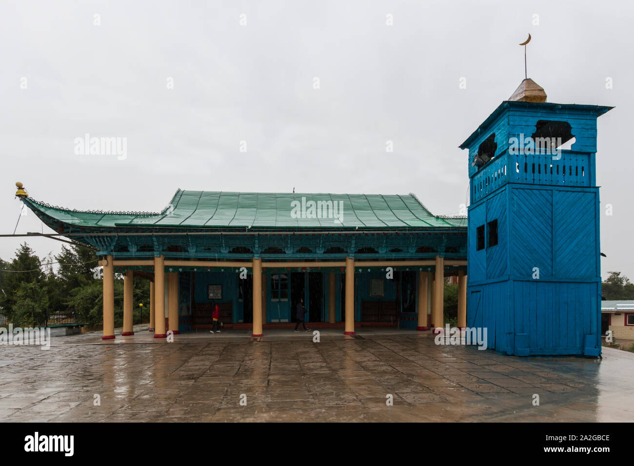 Dungan Mosque in Karakol, a Chinese Muslim Architecture Stock Photo - Alamy