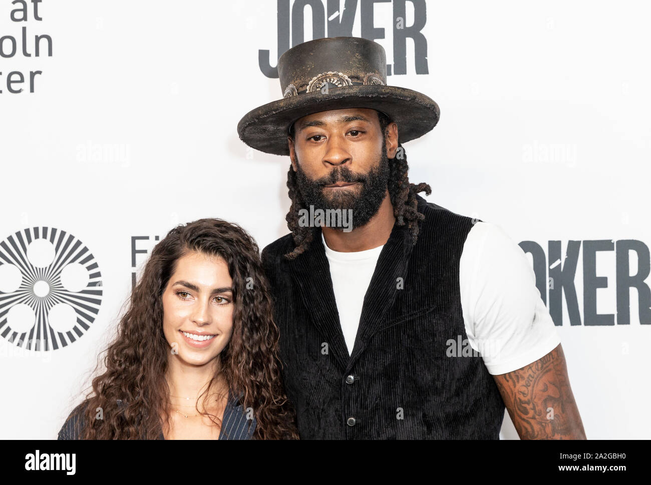 New York, NY - October 2, 2019: Bethany Gerber and DeAndre Jordan ...