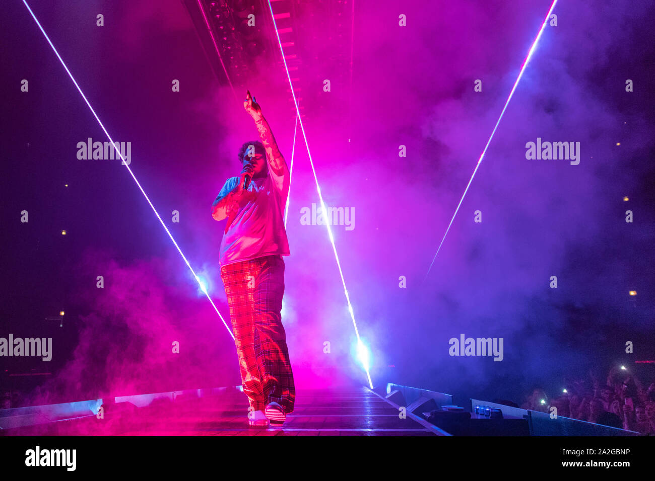 October 1, 2019, Chicago, Illinois, U.S: POST MALONE (AUSTIN RICHARD ...